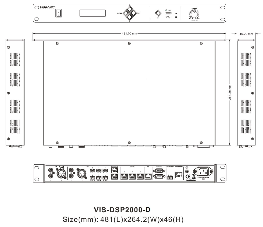 Vissonic VIS-DCP2000-D