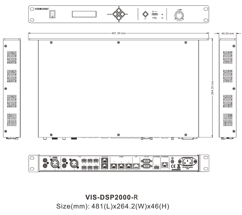 Vissonic VIS-DCP2000-R