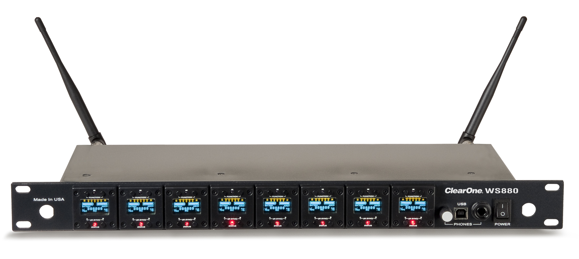 ClearOne 8 Channel Wireless Receiver with Docking Station